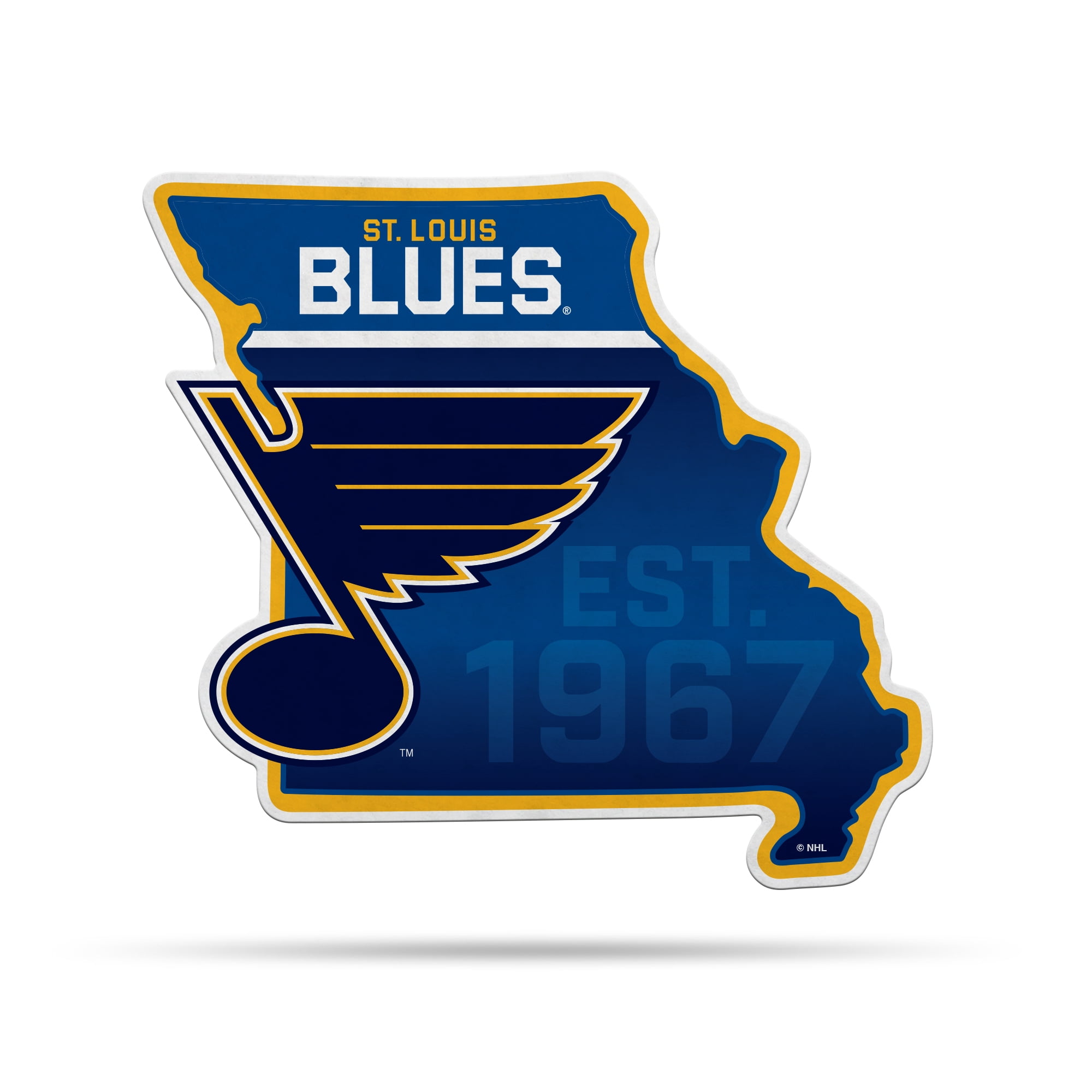 Rico Industries St. Louis Hockey Classic State Shape Cut Pennant - Home ...