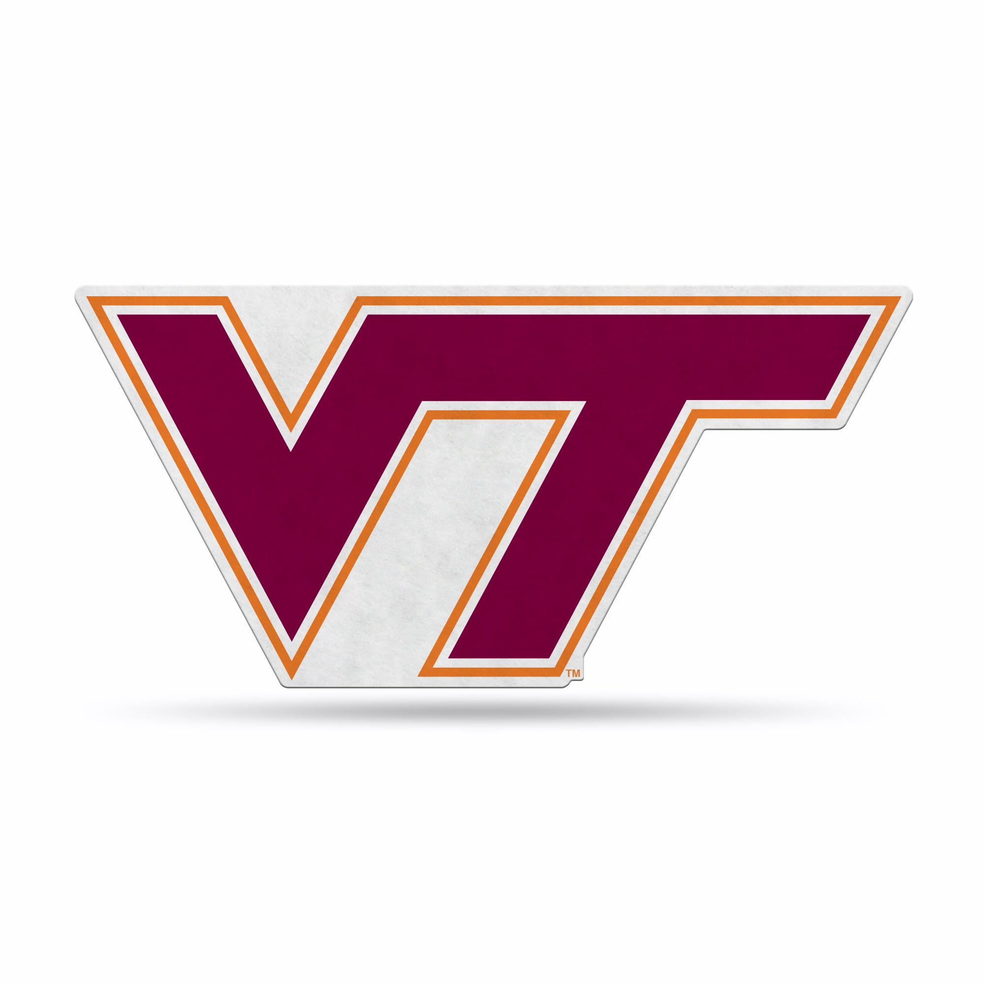 Virginia Tech Hokies Pennant Primary Logo 18 Inch Soft Felt University ...