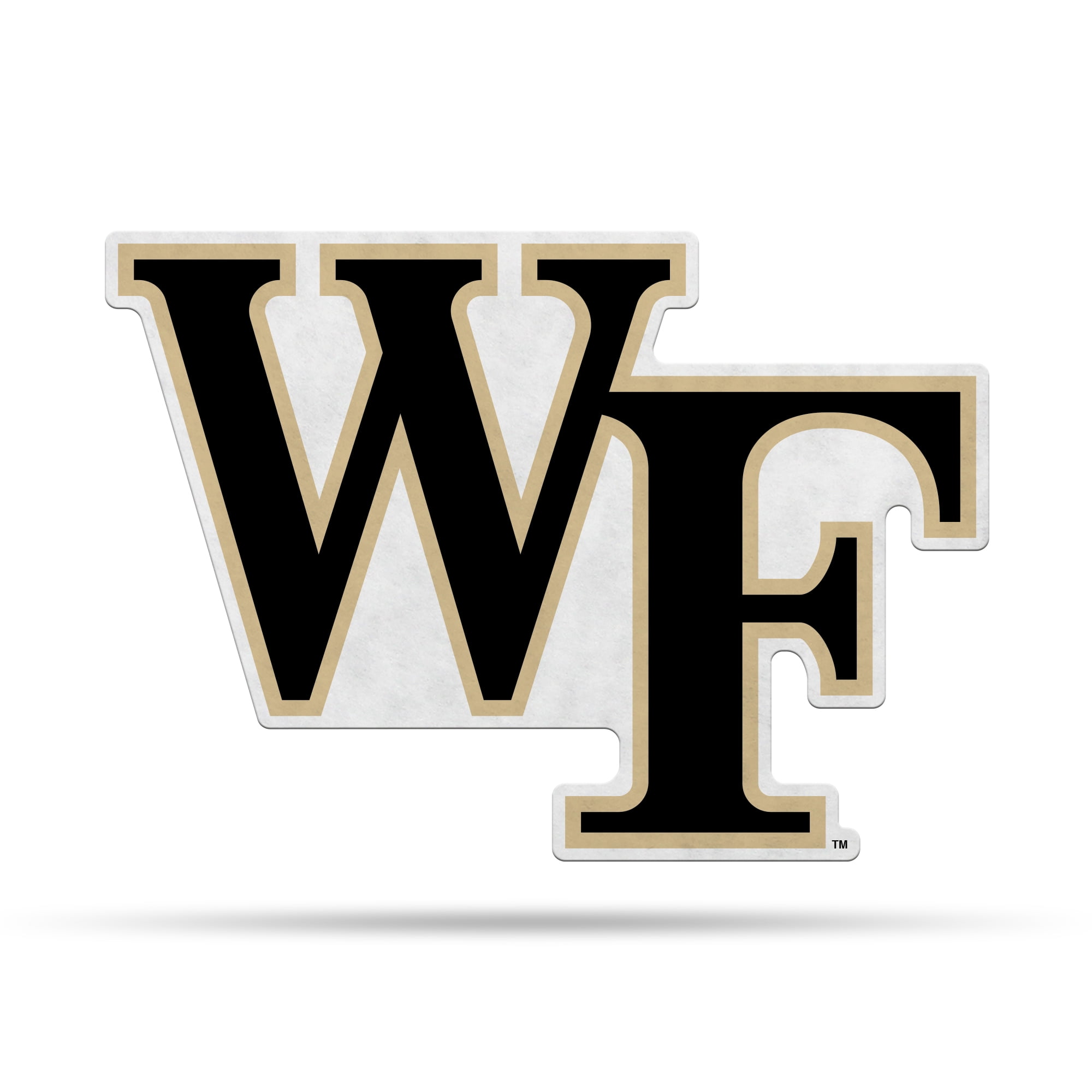Rico Industries NCAA Wake Forest Demon Deacons Primary Logo Shape Cut ...