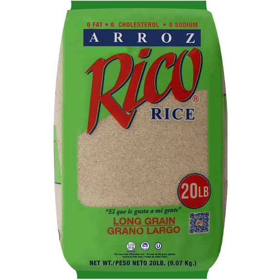 Goya Canilla Long Grain Rice, 20 LB - Walmart.com