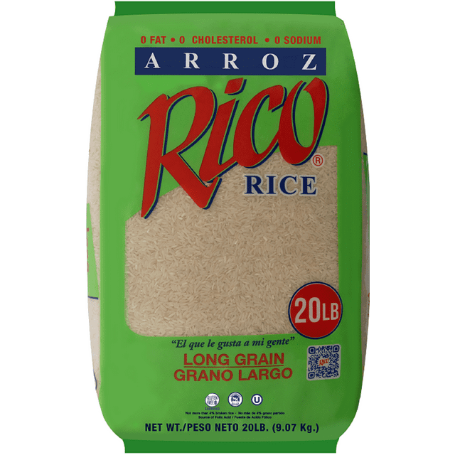 Rico Long Grain Rice, 20 lbs - Walmart.com
