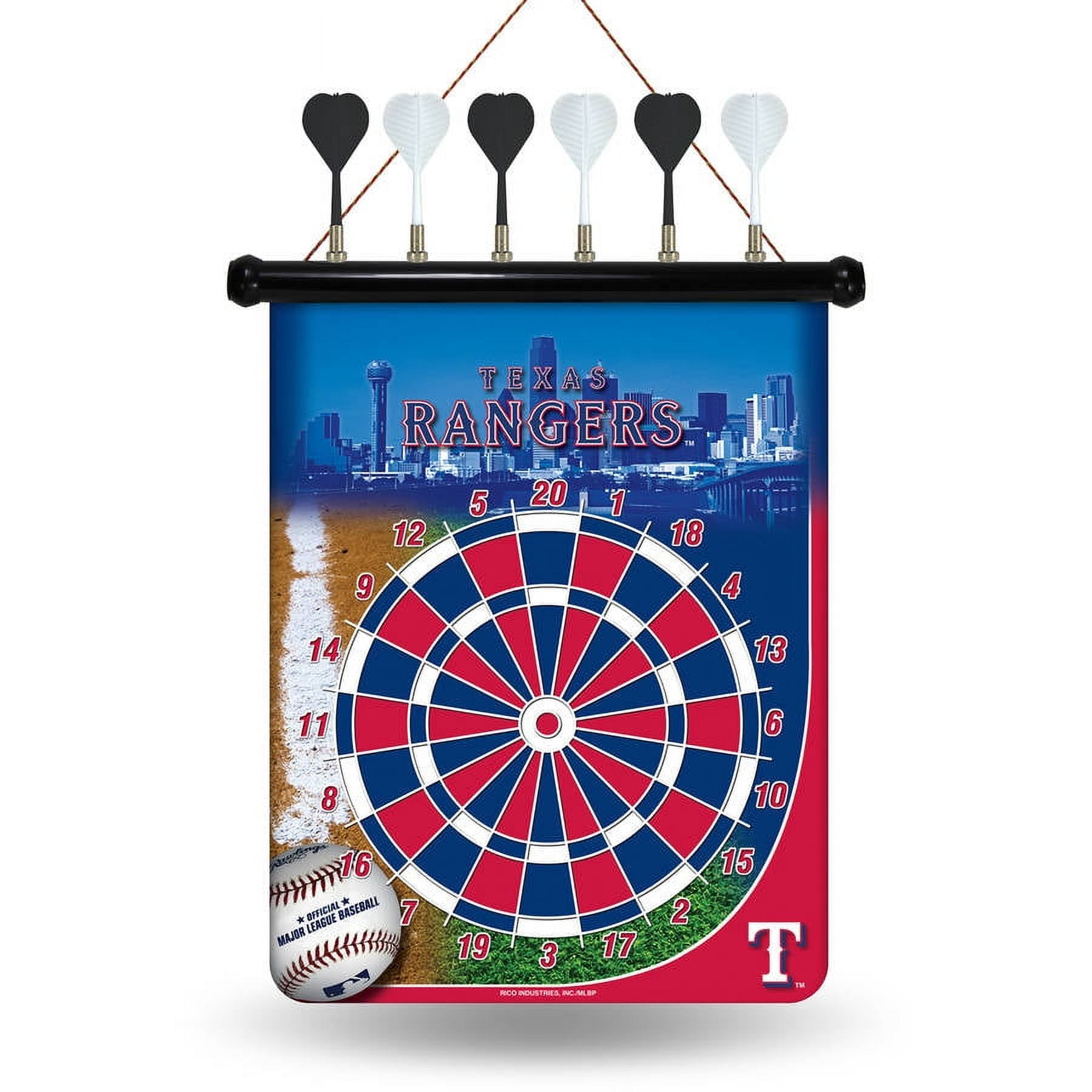 Rico MLB Magnetic Dart Set, Texas Rangers - Walmart.com