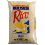 Rico Medium Grain Rice, Pure and Nutritious, 20 lbs - Walmart.com