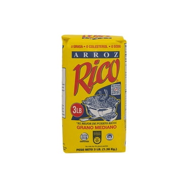 Rico Medium Grain Rice, Pure and Nutritious, 20 lbs - Walmart.com