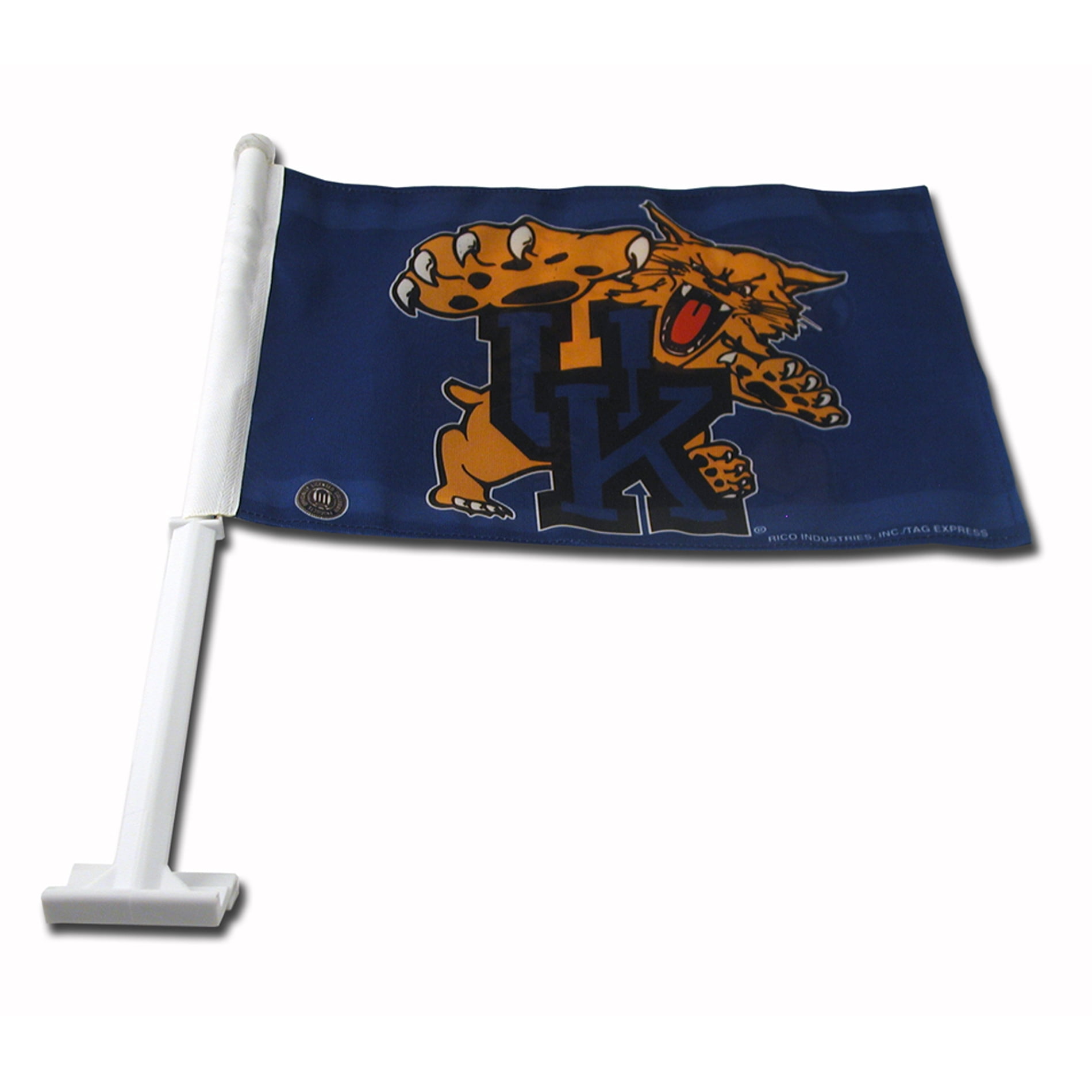 Rico Industries NCAA Car Flag University of Kentucky Wildcats Polyester ...