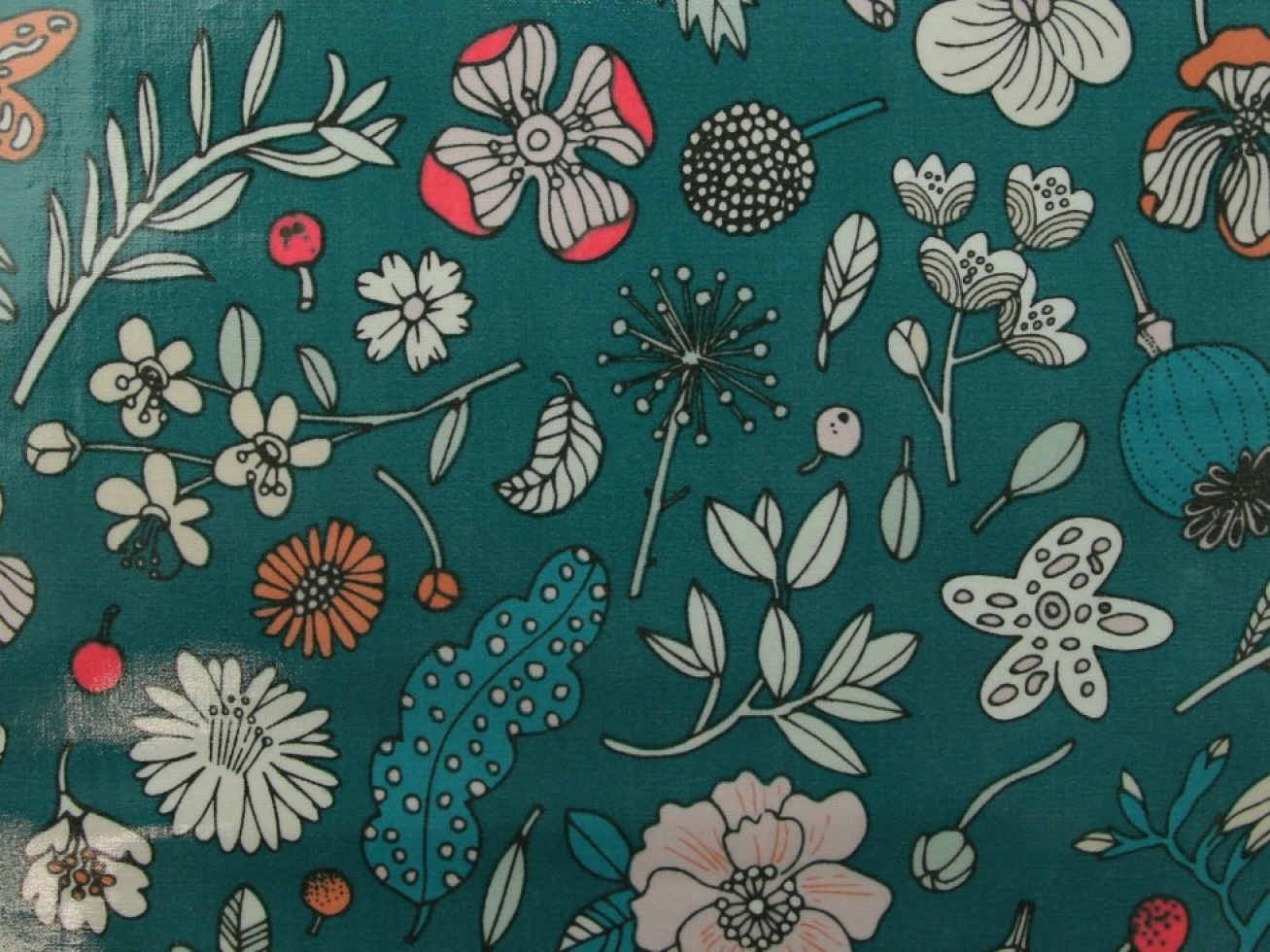 Rico PVC Cotton Vinyl Fabric Green - per yard - Walmart.com