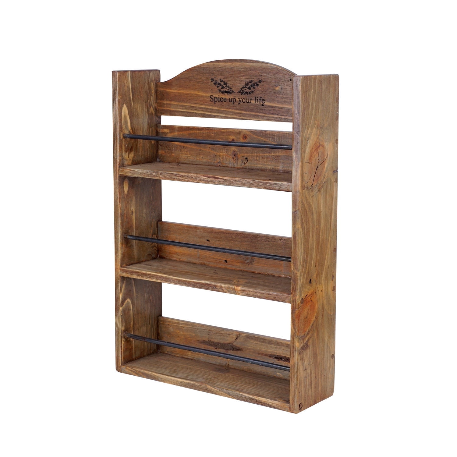 Rico & Plato Bocuse Small Vintage Spice Rack | 15" L x 4 3/4" W x 21 1/ ...