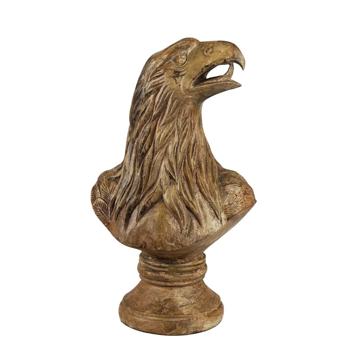Rico & Plato Hand Carved Wooden Eagle Left | 11" L x 9 5/6" W x 18 1/9" H - Walmart.com