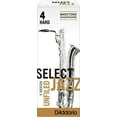 Rico Select Jazz Baritone Saxophone Reeds, Unfiled, Strength 4 Strength ...