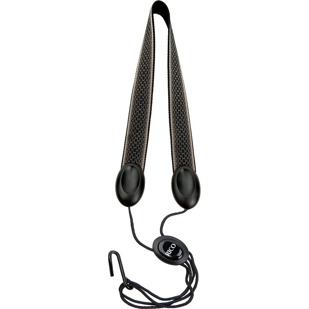 Rico Soprano/Alto Saxophone Neck Strap Gray Scales - Walmart.com