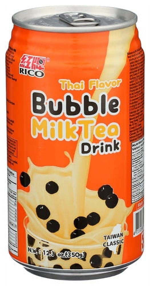 Rico Tea Bubble Thai Milk 12.3 fl oz (Pack of 12) - Walmart.com