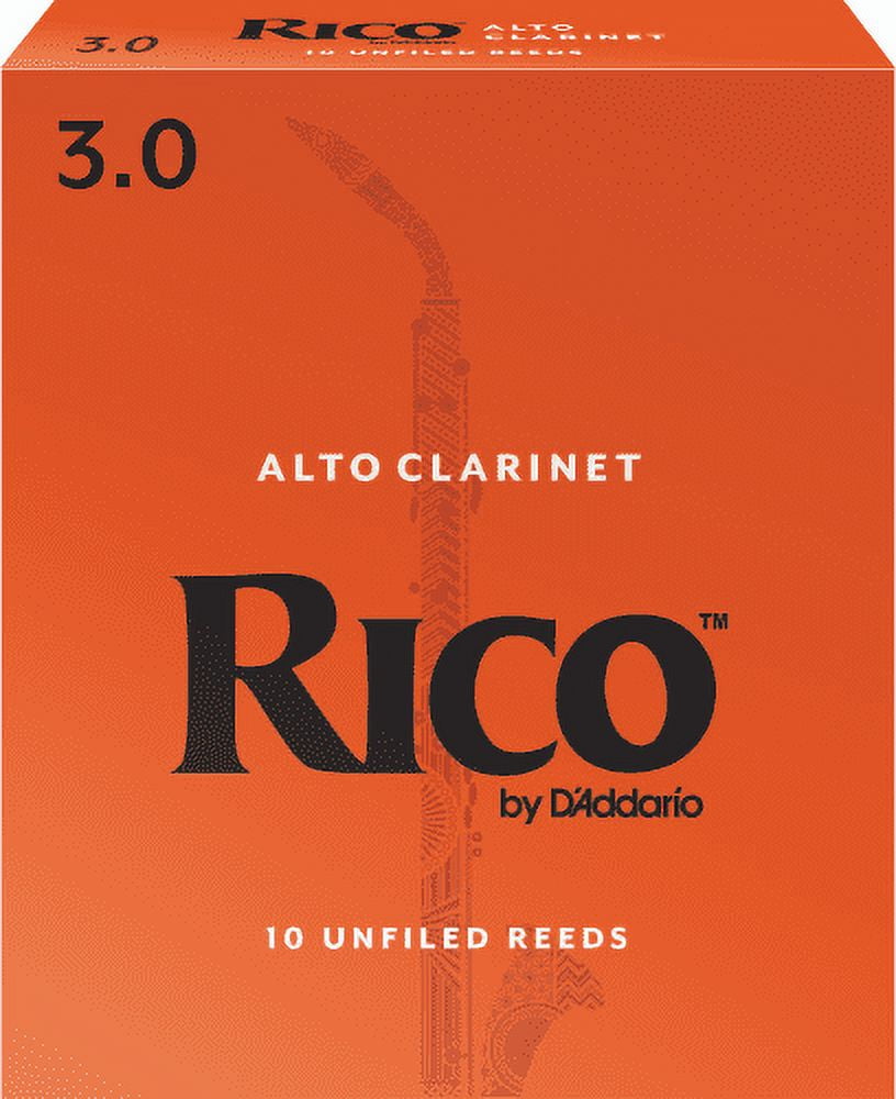 Rico by D'addario Alto Clarinet Reeds Unfiled - 10 Per Box - Walmart.com