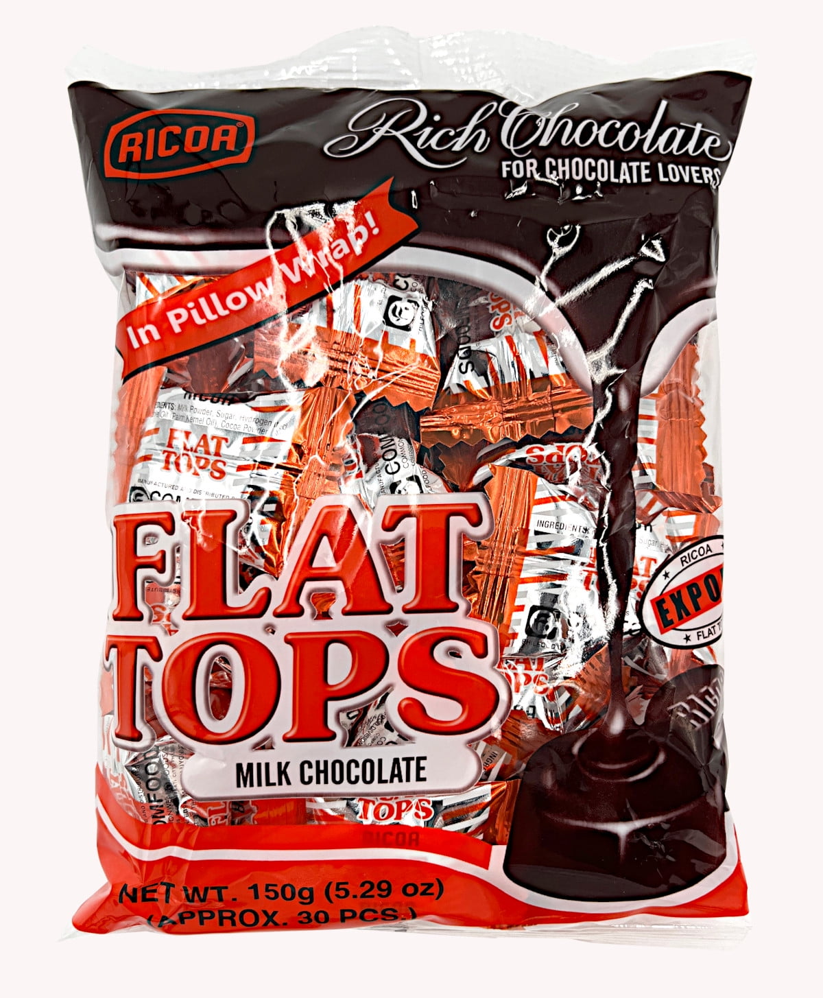 Ricoa Flat Tops Milk Chocolate Pack of 2 - Walmart.com
