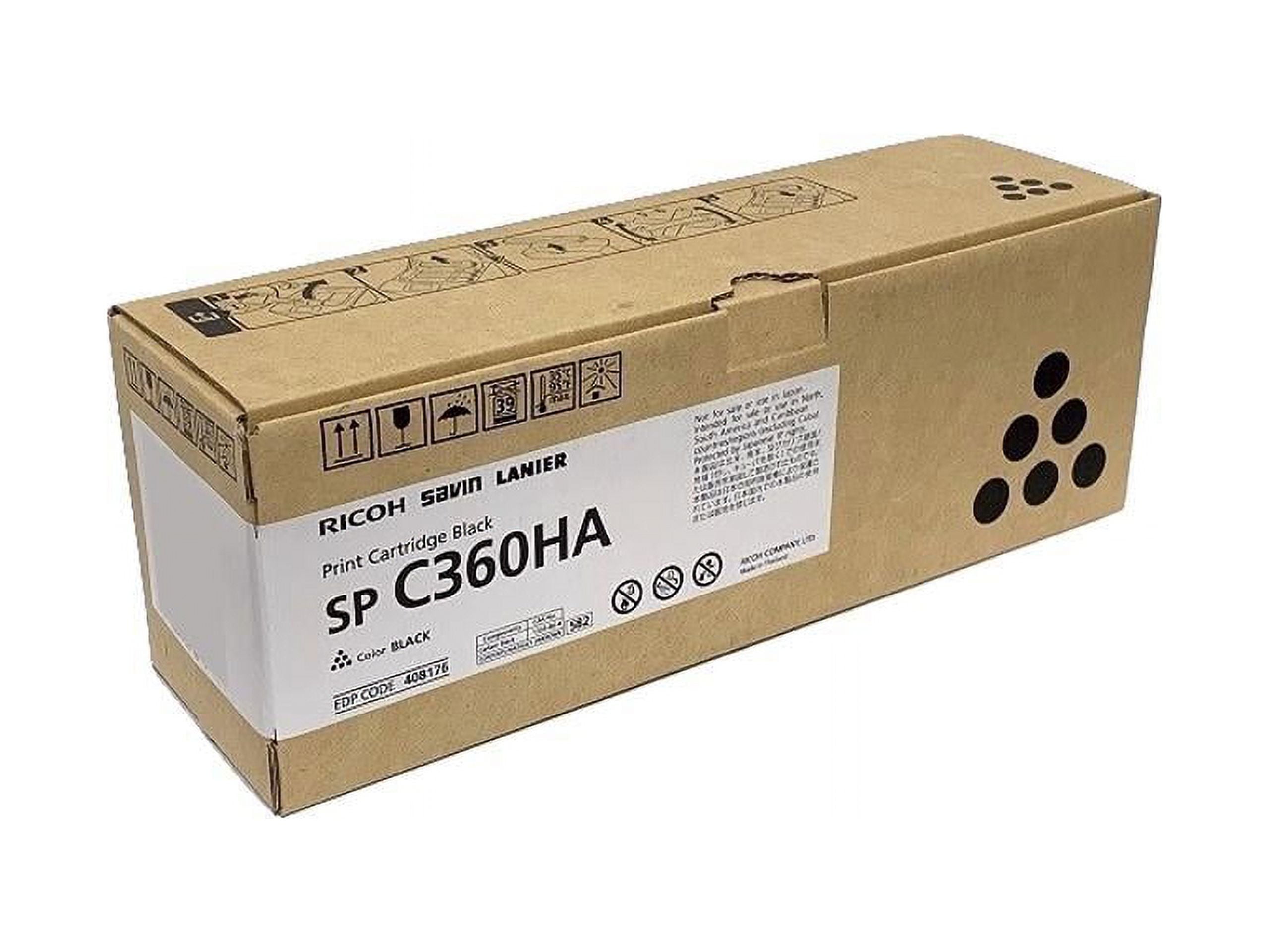 Ricoh 408176 Sp C360Dnw High Yield Black Print Cartridge (7000 Yield) - Walmart.com