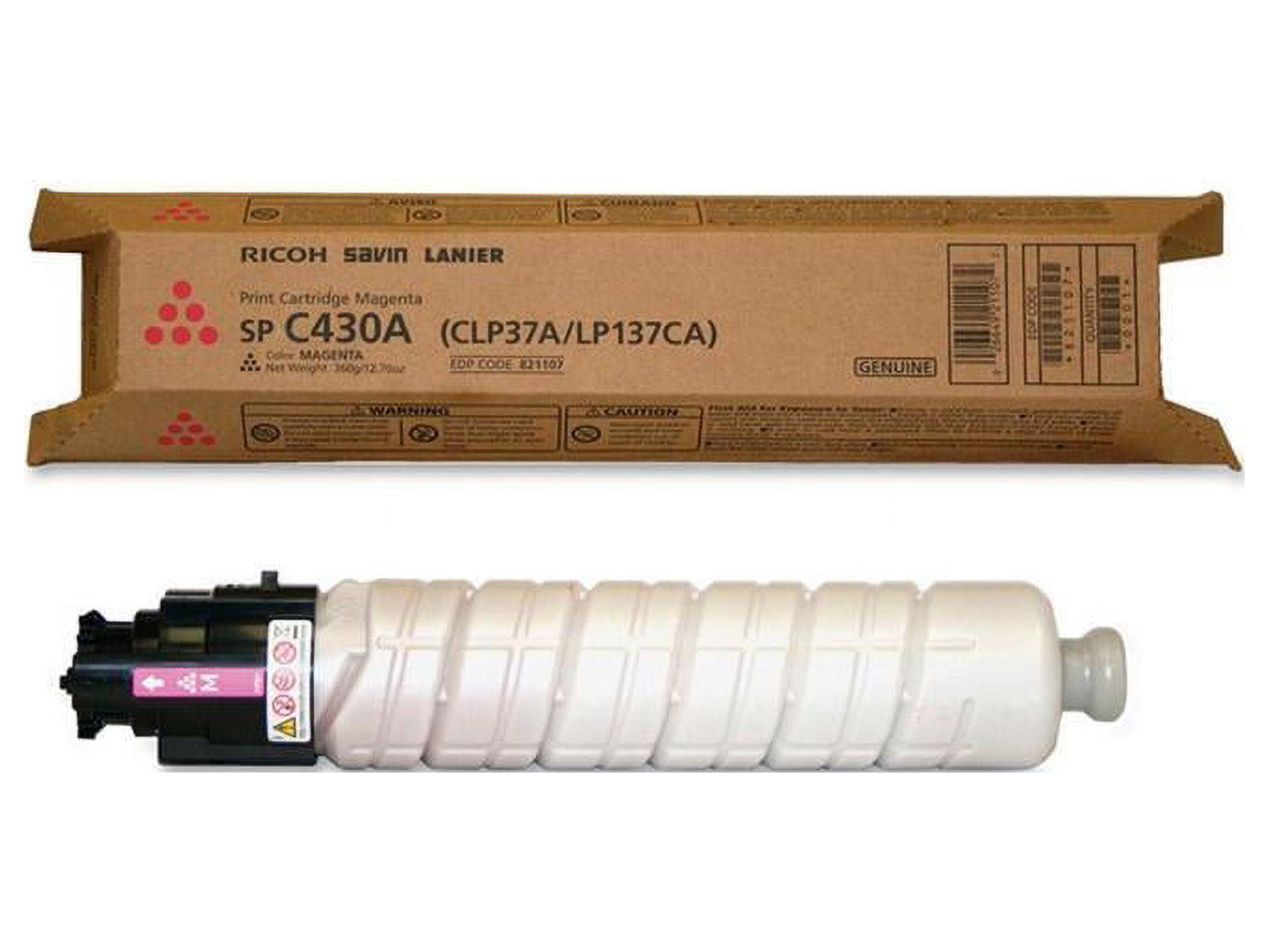 Ricoh Spc430a Original Laser Toner Cartridge Magenta Pack 821303 ...