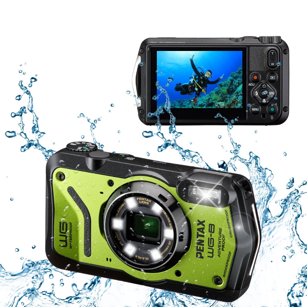 Pentax Ricoh WG-8 All-Weather Camera, Green - Walmart.com
