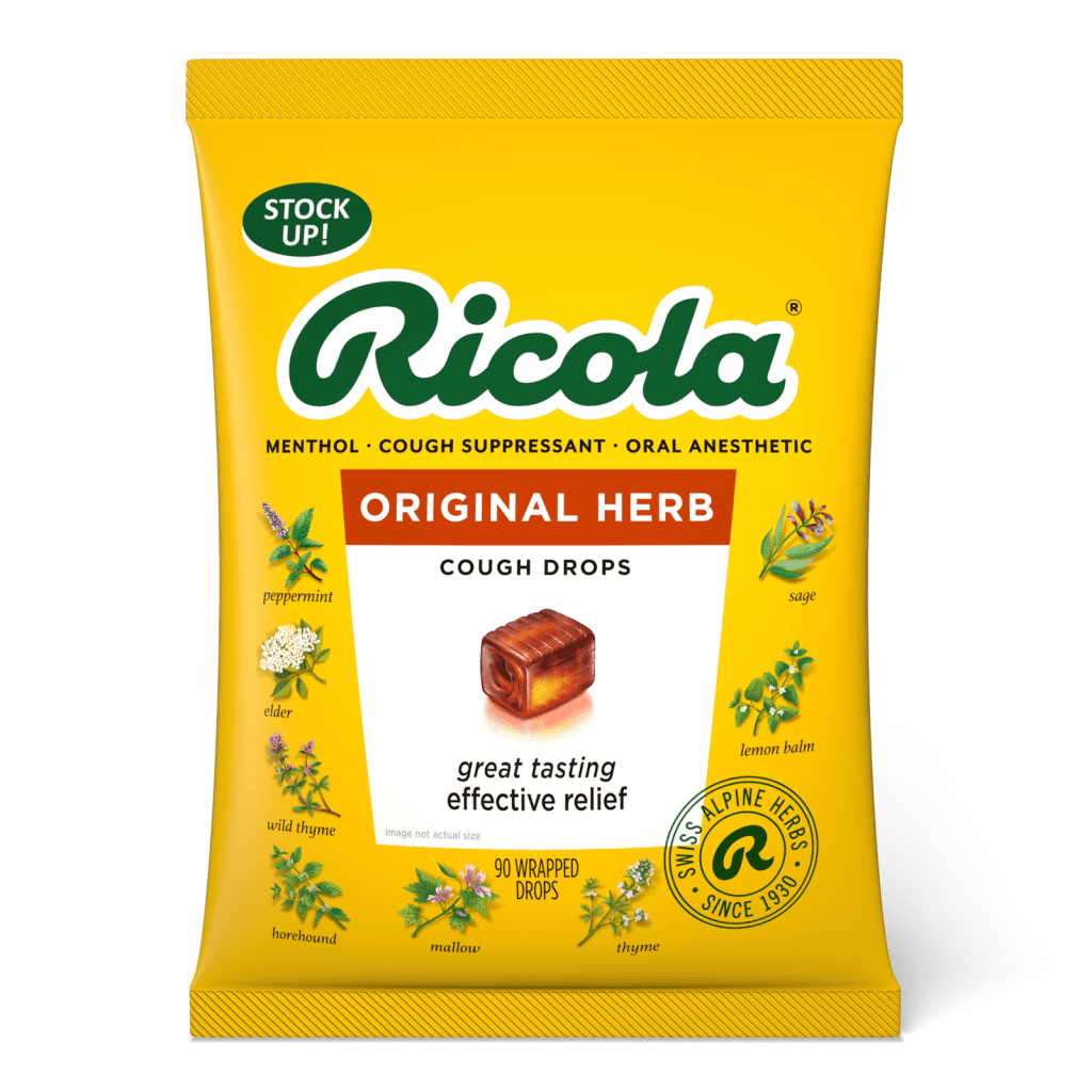 Ricola Original Herb Cough Drops, Soothing Relief for Coughs and Sore ...
