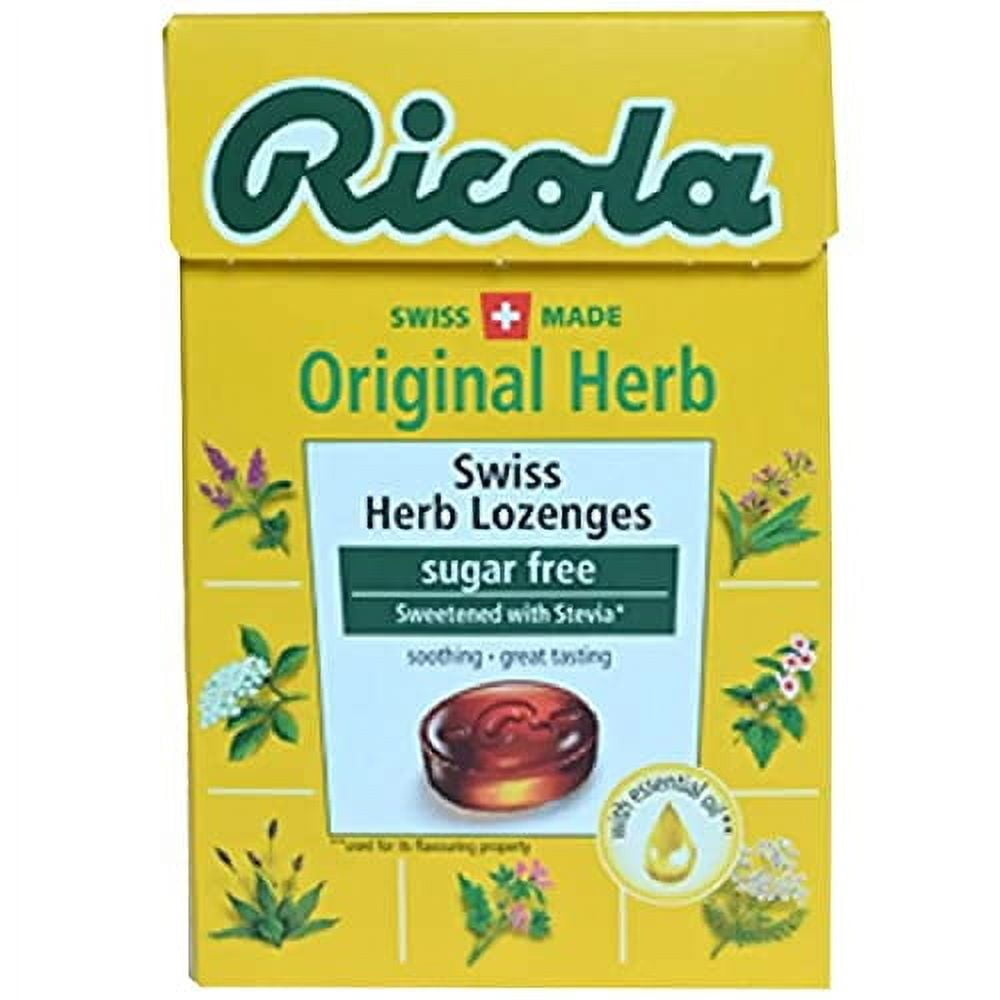 Ricola Original Swiss Herbal Sweets 45 g (Pack of 5) - Walmart.com