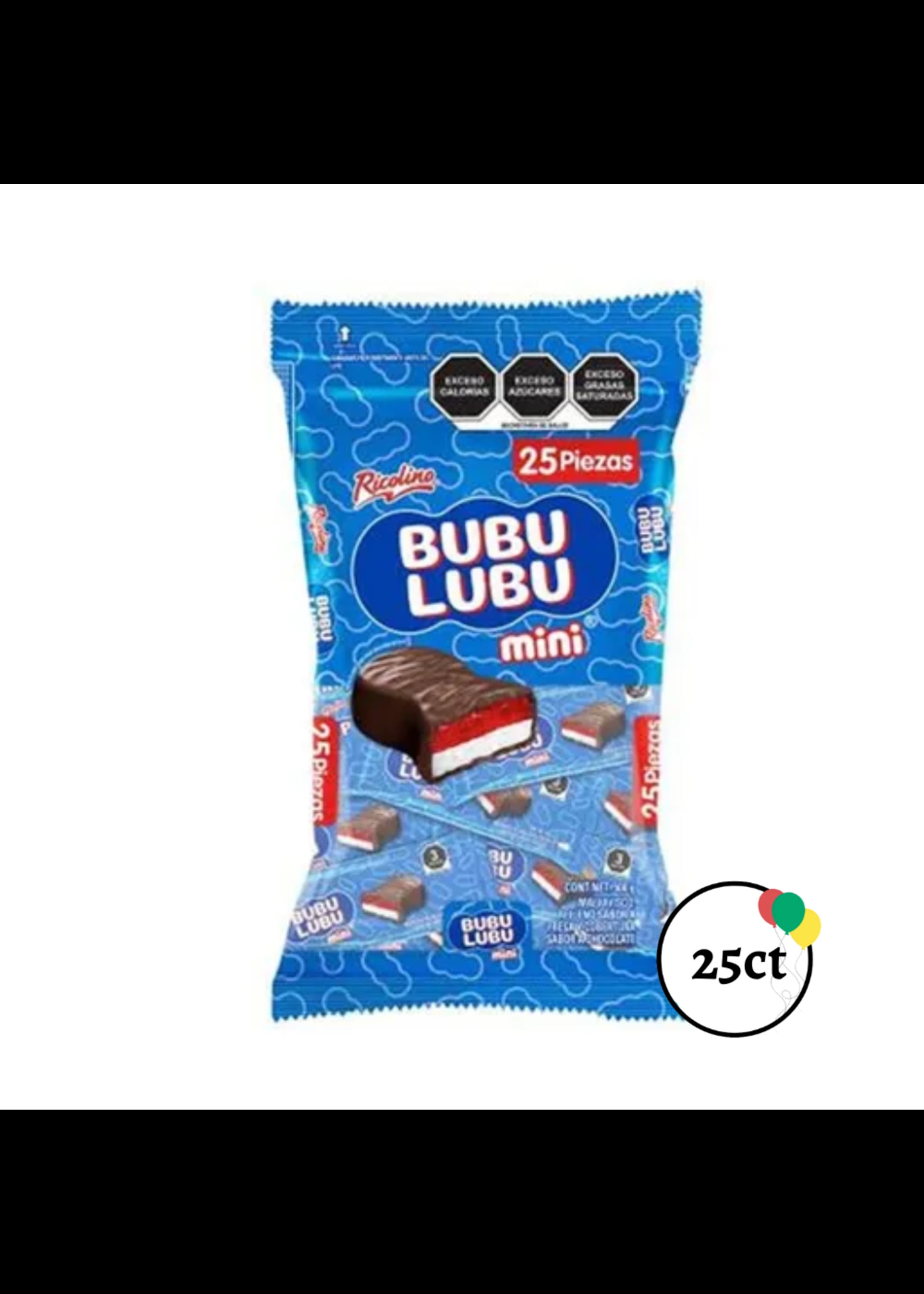 Ricolino Bubulubu Mini 25 ct - Walmart.com