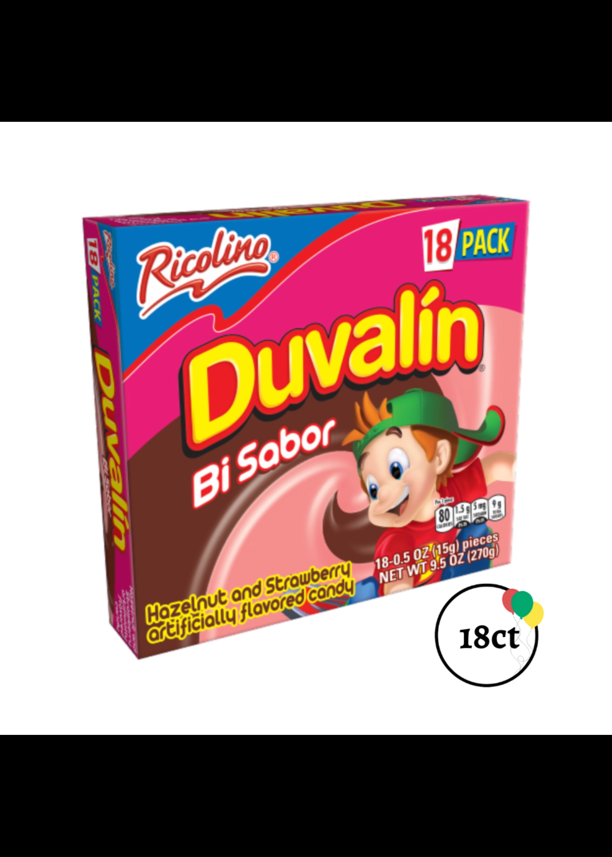 Ricolino Duvalin Hazelnut and Strawberry - Walmart.com