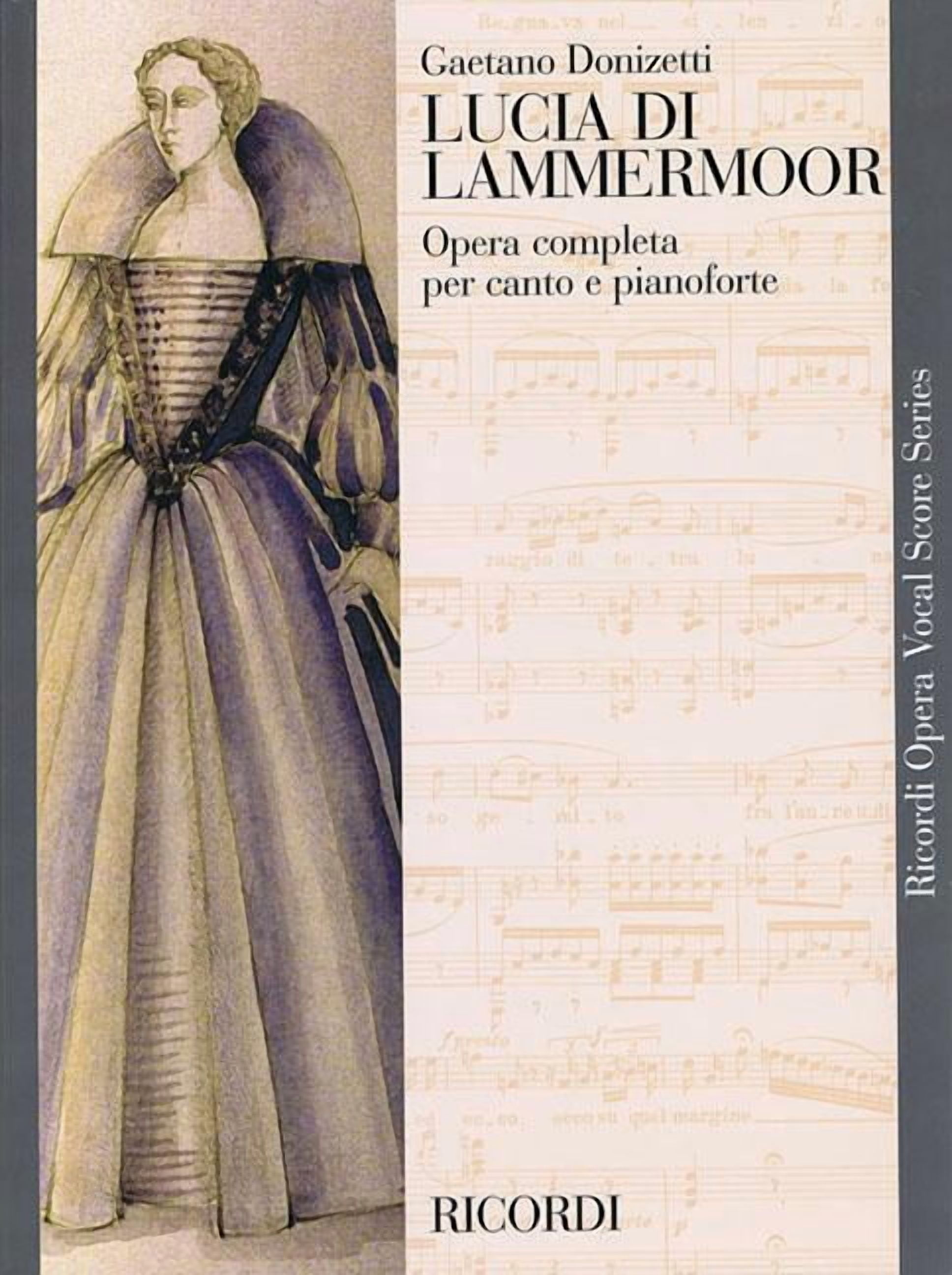 Ricordi Opera Vocal Score Lucia Di Lammermoor: Opera Completa Per Canto ...