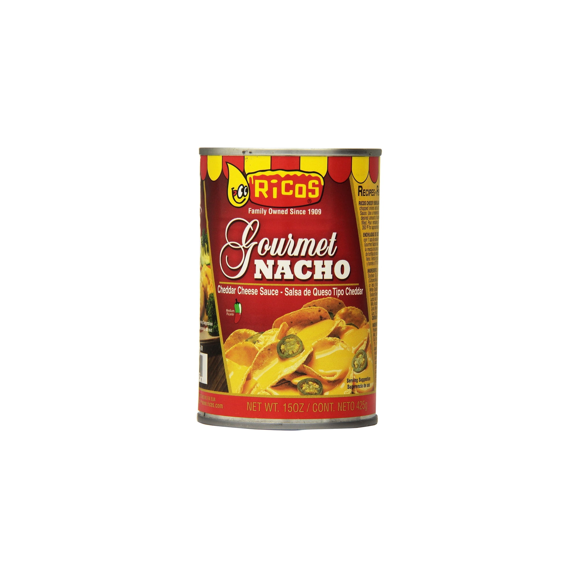 Ricos Gourmet Cheddar Nacho Cheese Sauce, 15 oz (Pack of 14) - Walmart.com