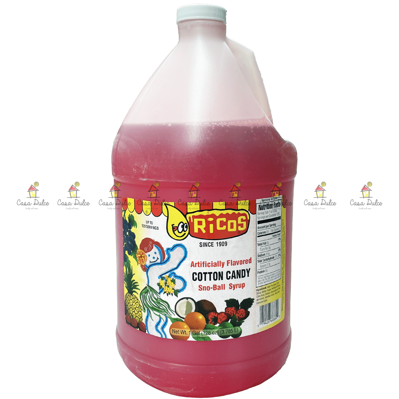 Ricos - Syrup Cotton Candy 1/4gal - Walmart.com