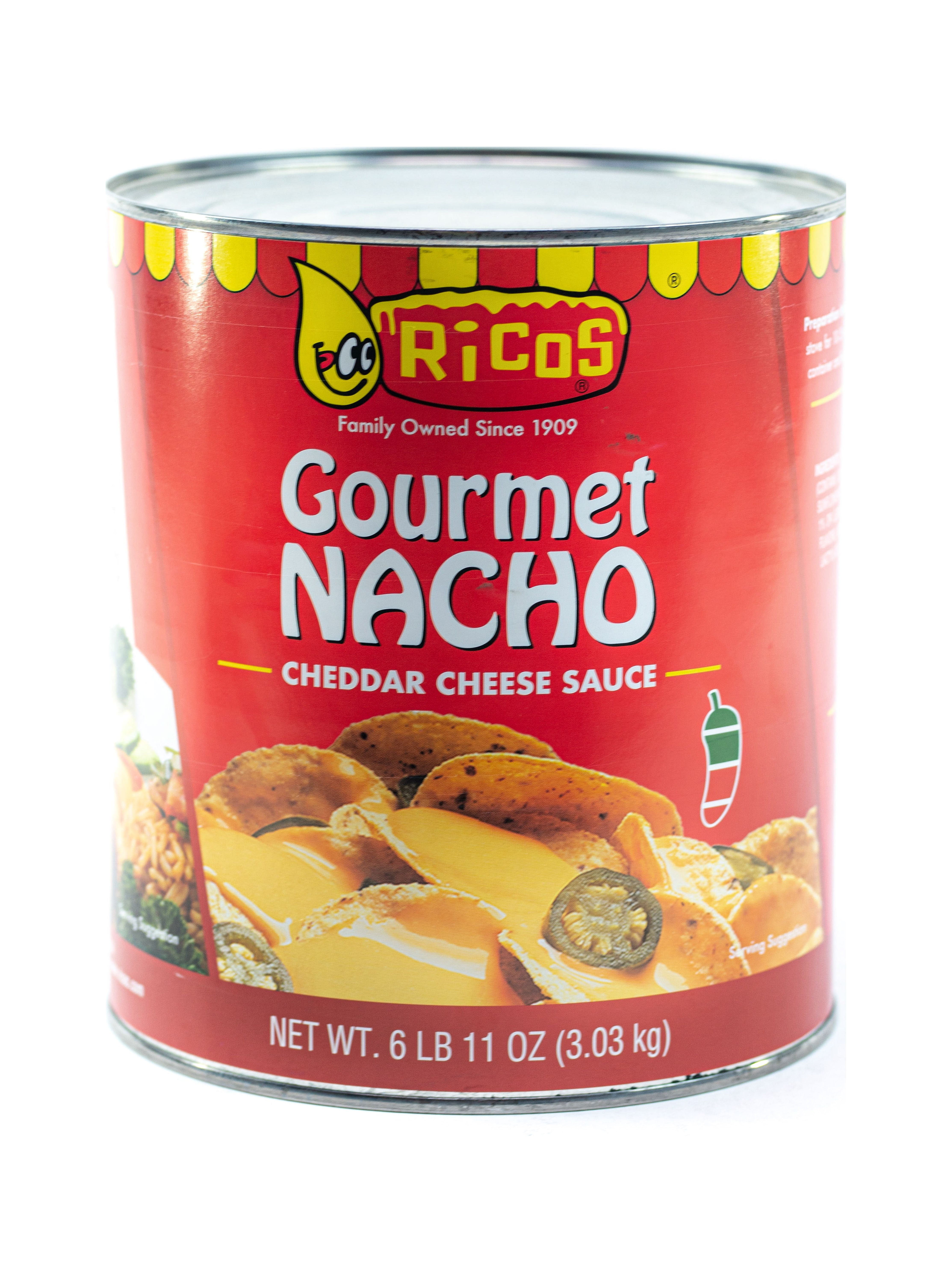 Ricos® Gourmet Nacho Cheese Sauce, 107 oz Can, Shelf-Stable - Walmart ...