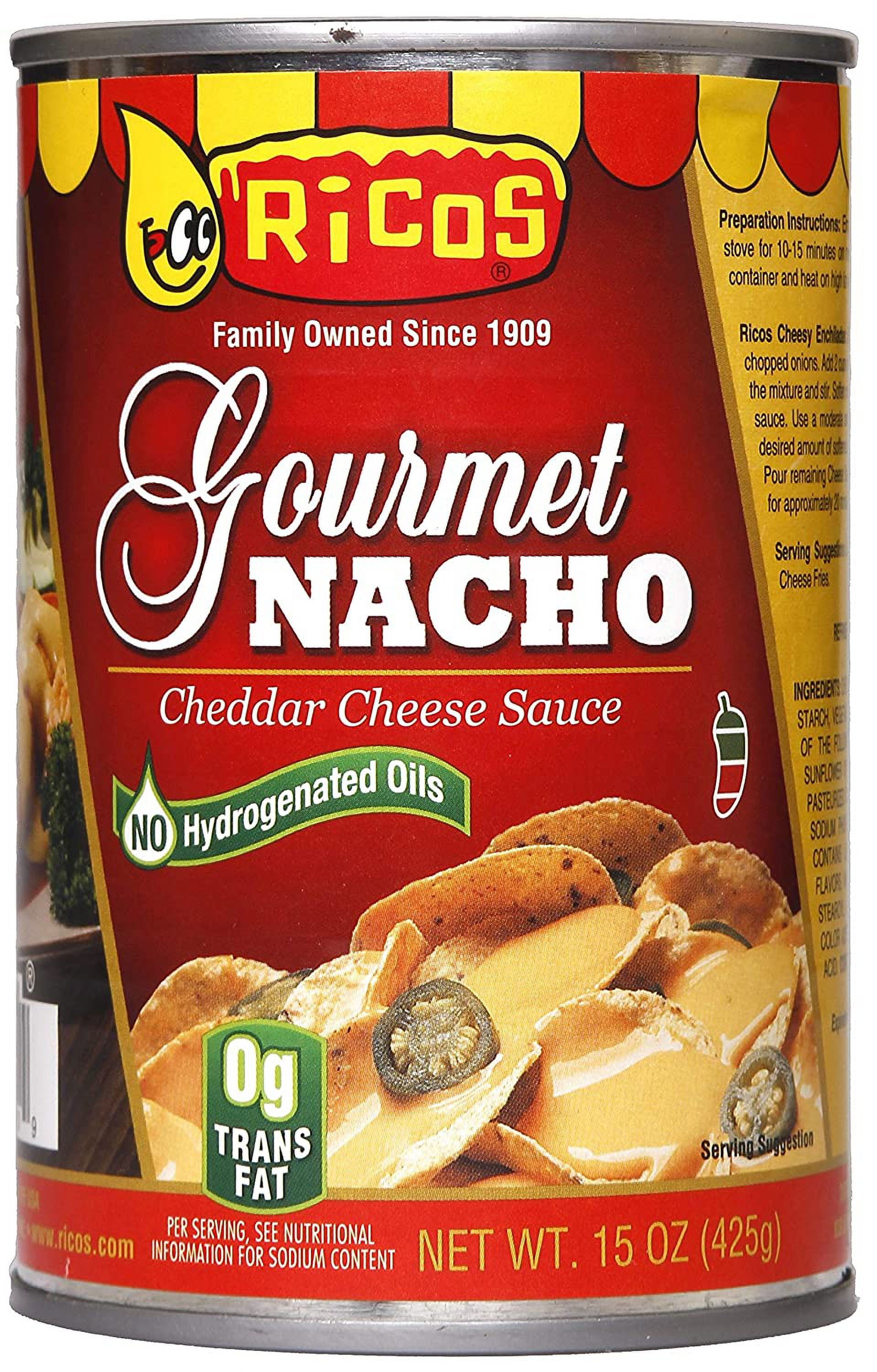 Ricos World Famous Gourmet Nacho Cheese Sauce, 15oz Can - Walmart.com