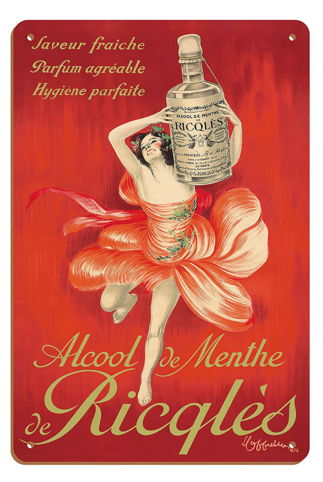 Ricqlès Peppermint Spirit (Alcool De Menthe Ricqlès) - Vintage France ...