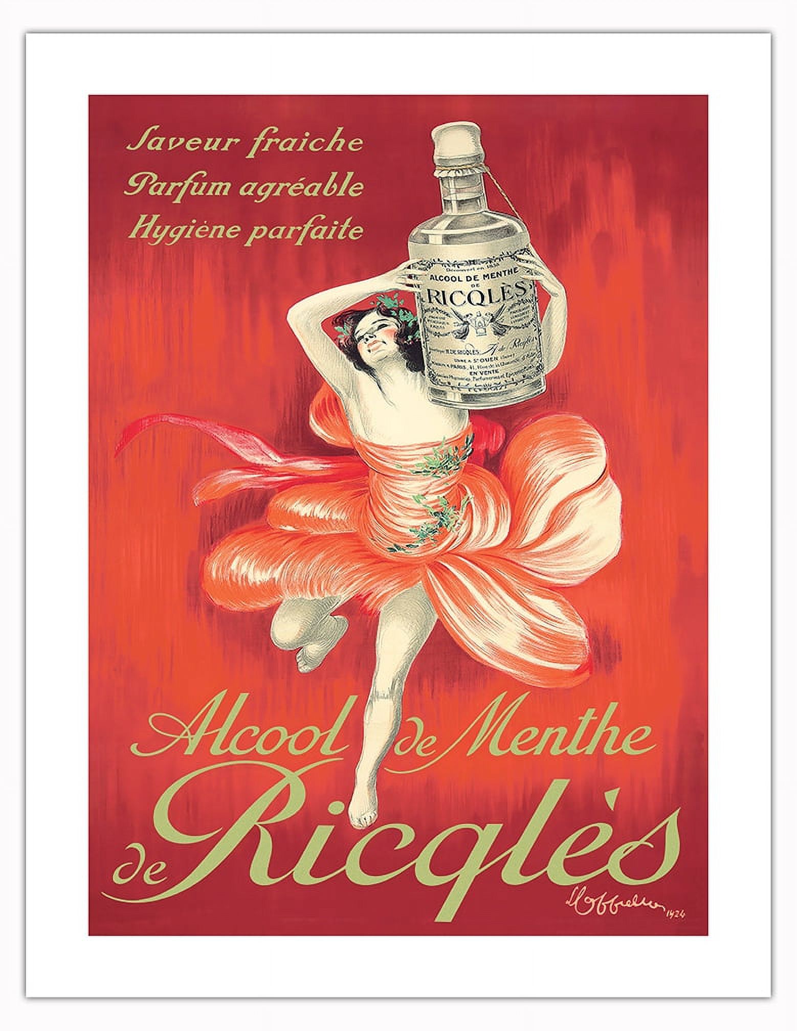 Ricqlès Peppermint Spirit (Alcool De Menthe Ricqlès) - Vintage France ...
