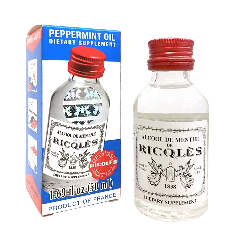 Ricqles Peppermint Oil Dietary Supplement (1.69 fl. oz) (1 Bottle ...