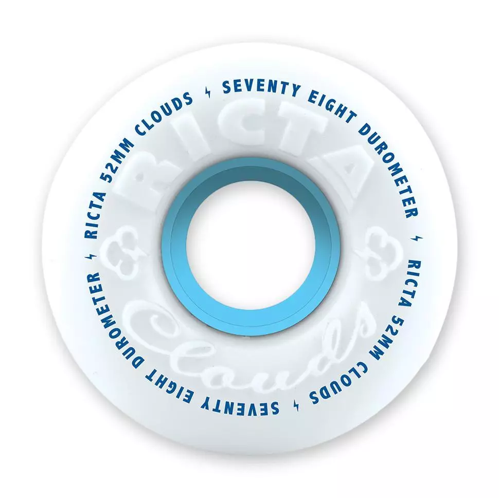 Ricta Cloud Ride Wheels, White, 52mm/78a - Walmart.com