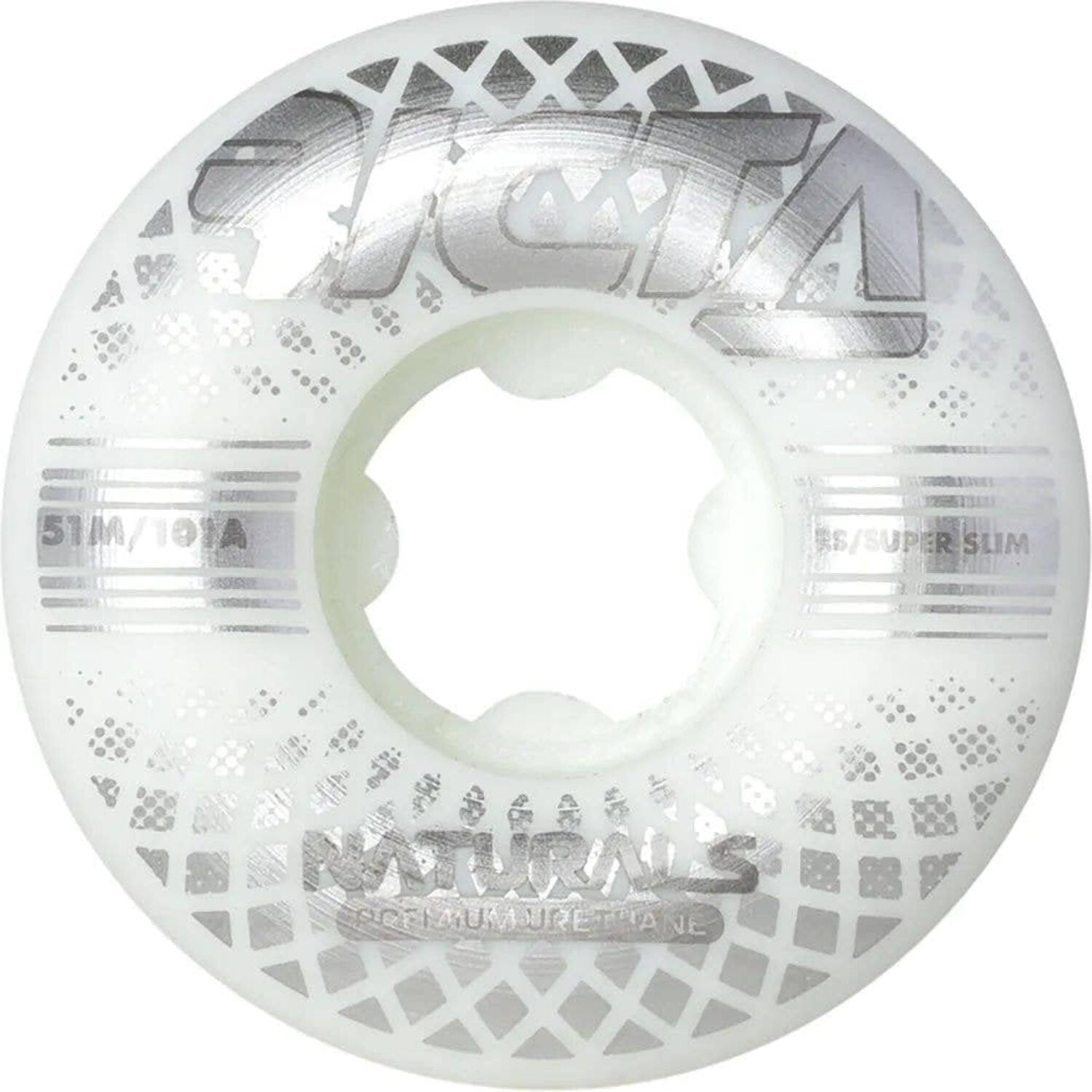 Ricta Wheels Reflective Naturals 51mm 101a Super Slim Skate Wheels ...