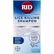 RID Lice Killing Shampoo, Proven Treatment, Includes 2 Nit Combs, 8 oz ...
