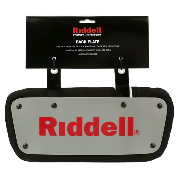 Riddell Plastic and Foam Football Back Plate, Gray, Universal - Walmart.com