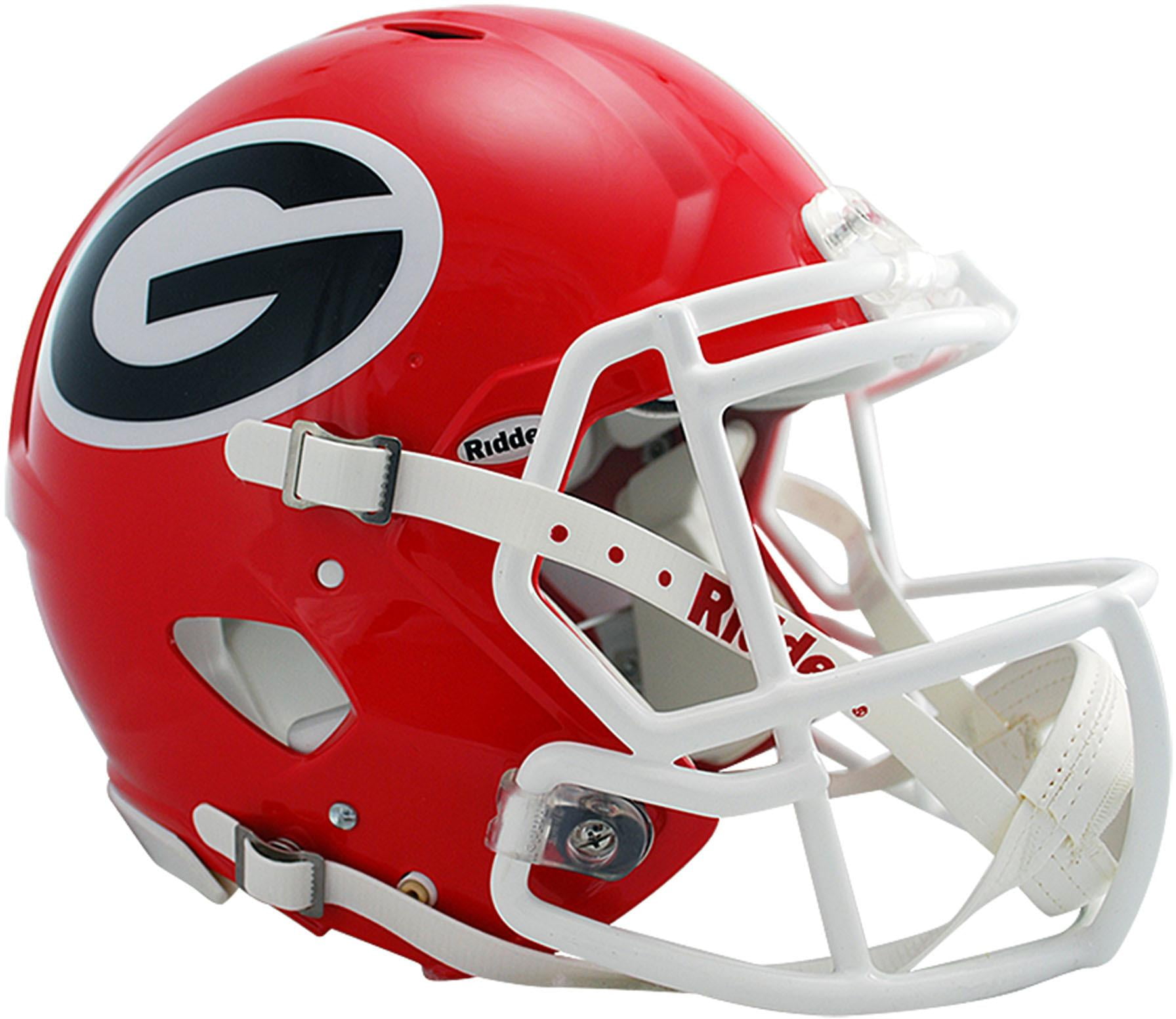 Riddell Georgia Bulldogs Revolution Speed Full-Size Authentic Football ...