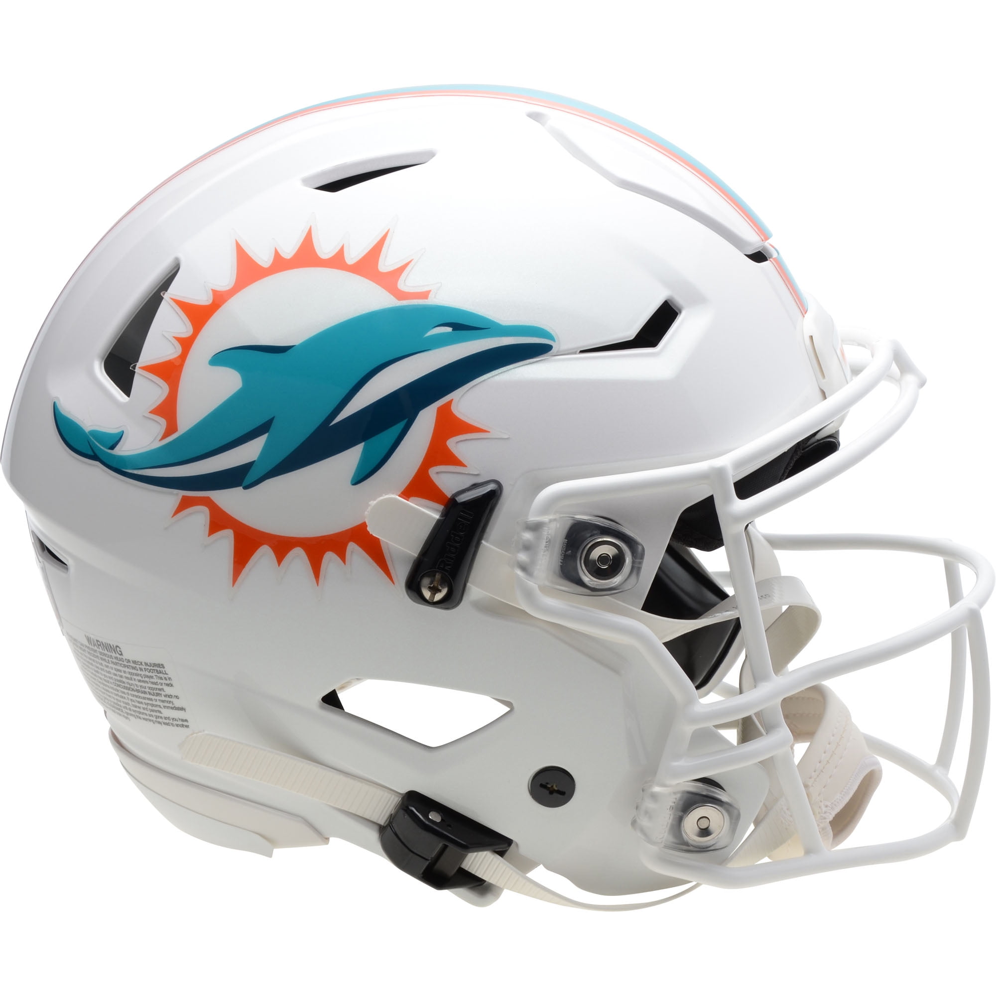 Riddell Miami Dolphins Revolution Speed Flex Authentic Football Helmet ...