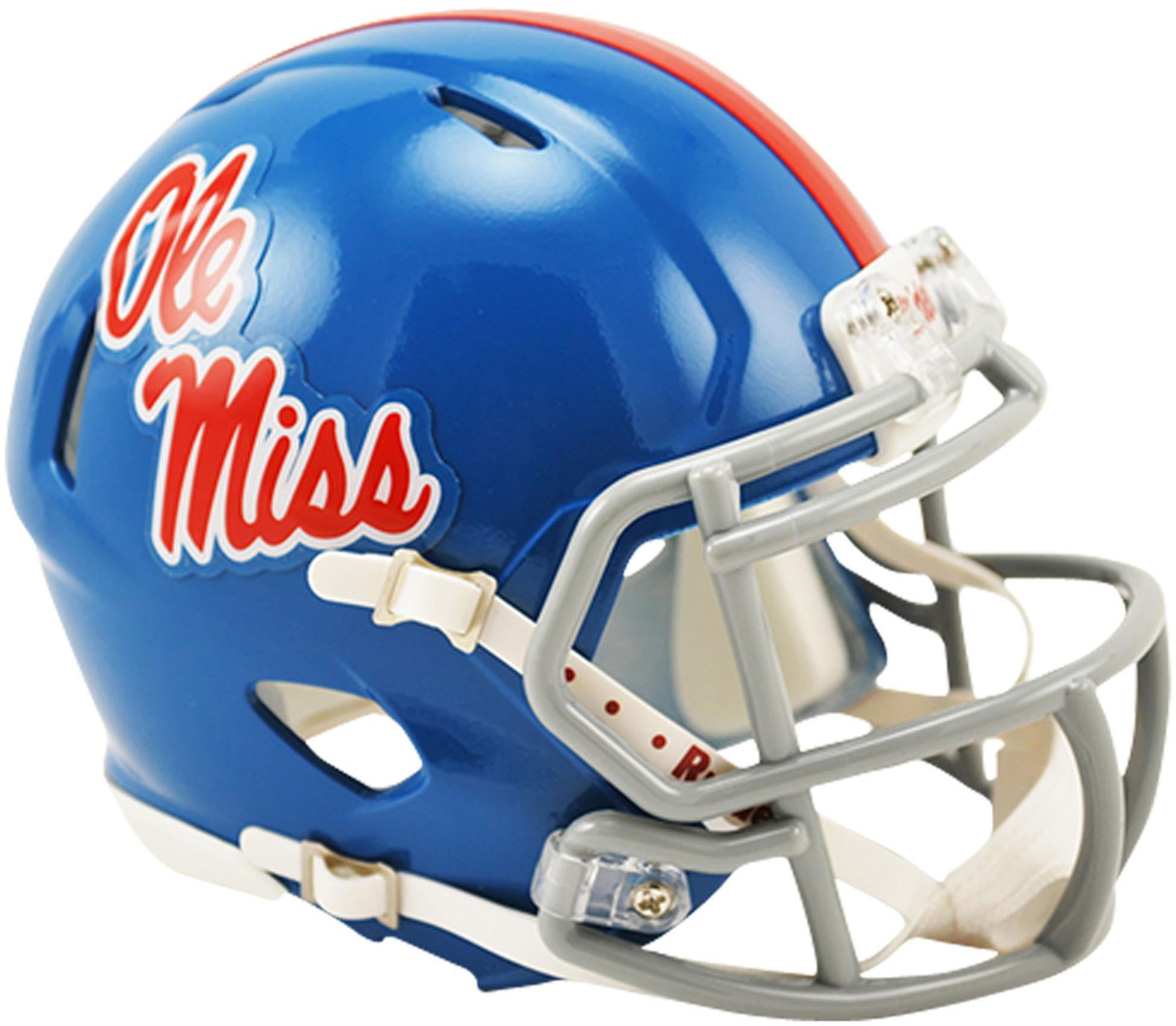 Riddell Ole Miss Rebels Powder Blue Revolution Speed Mini Football ...