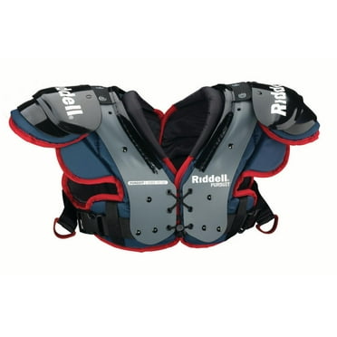 Riddell Football Back Plate, Gray, Universal - Walmart.com