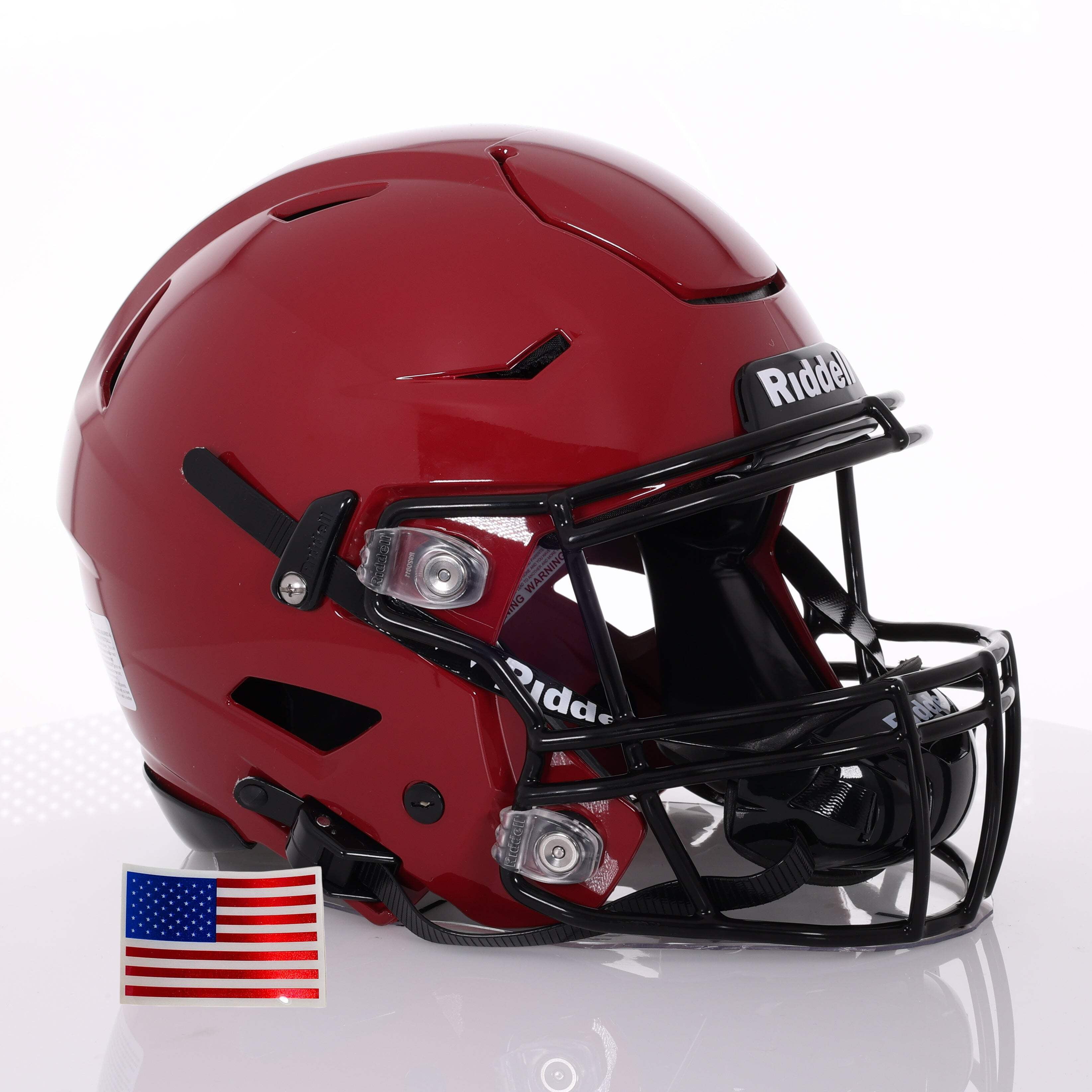Riddell SpeedFlex ADULT Helmet - Black SF-2BD Facemask ( Cardinal ...