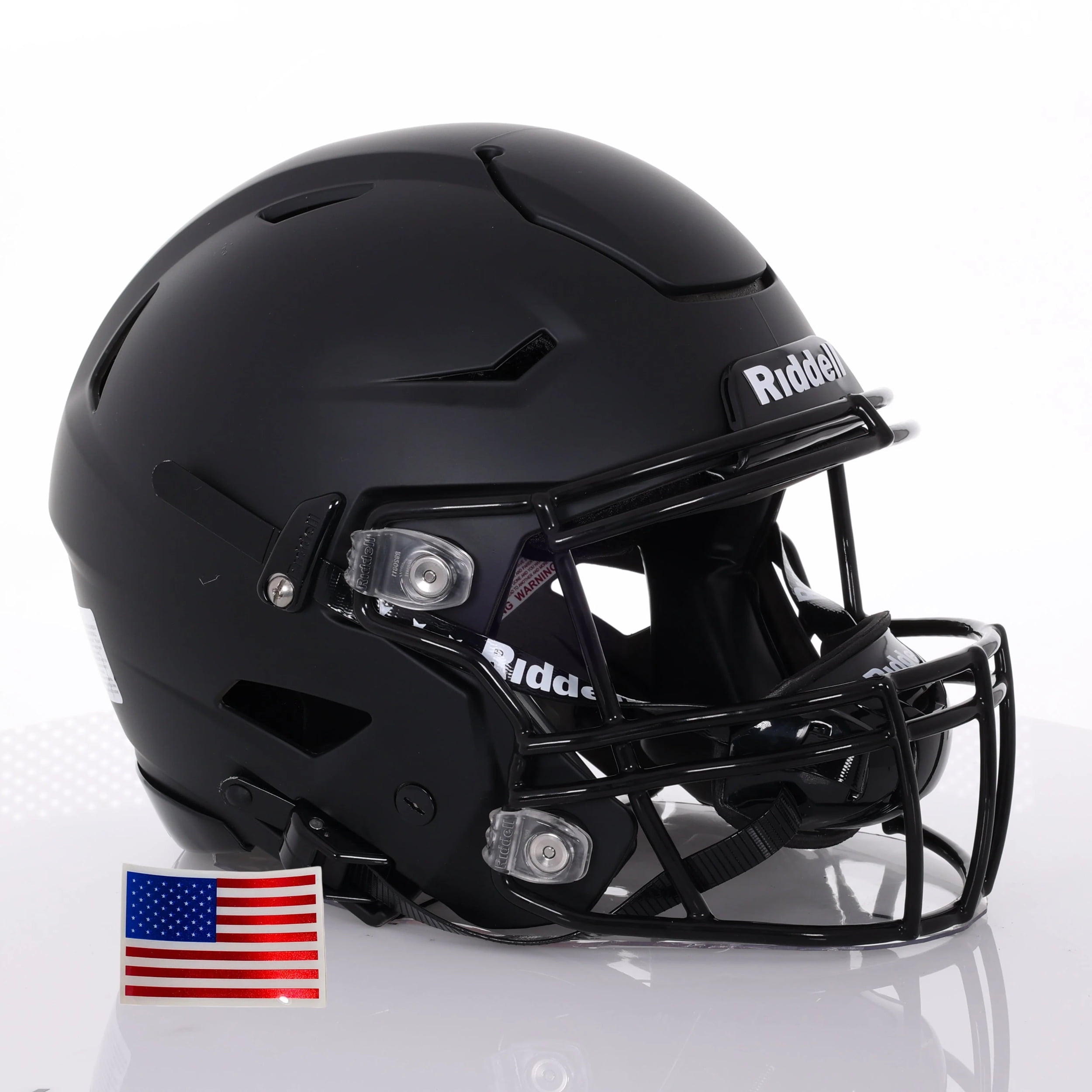 Riddell SpeedFlex ADULT Helmet - Black SF-2BD Facemask (Matte Black ...