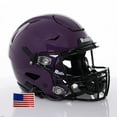 Riddell SpeedFlex ADULT Helmet - Black SF-2BD Facemask (Purple Helmet ...