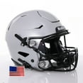 Riddell SpeedFlex ADULT Helmet - Black SF-2BD Facemask (Silver Helmet ...
