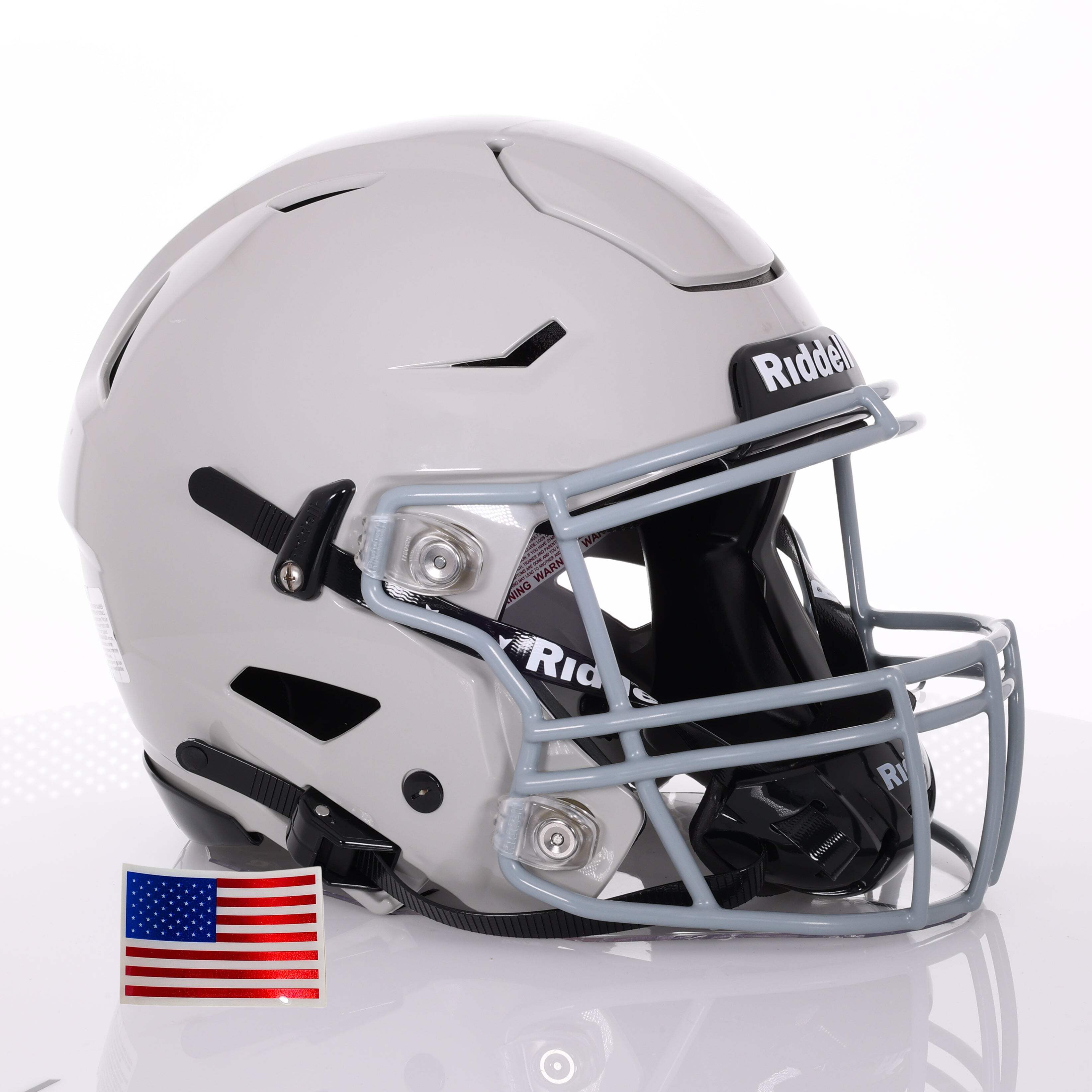 Riddell SpeedFlex ADULT Helmet - Light Gray SF-2BD Facemask (Light Grey ...