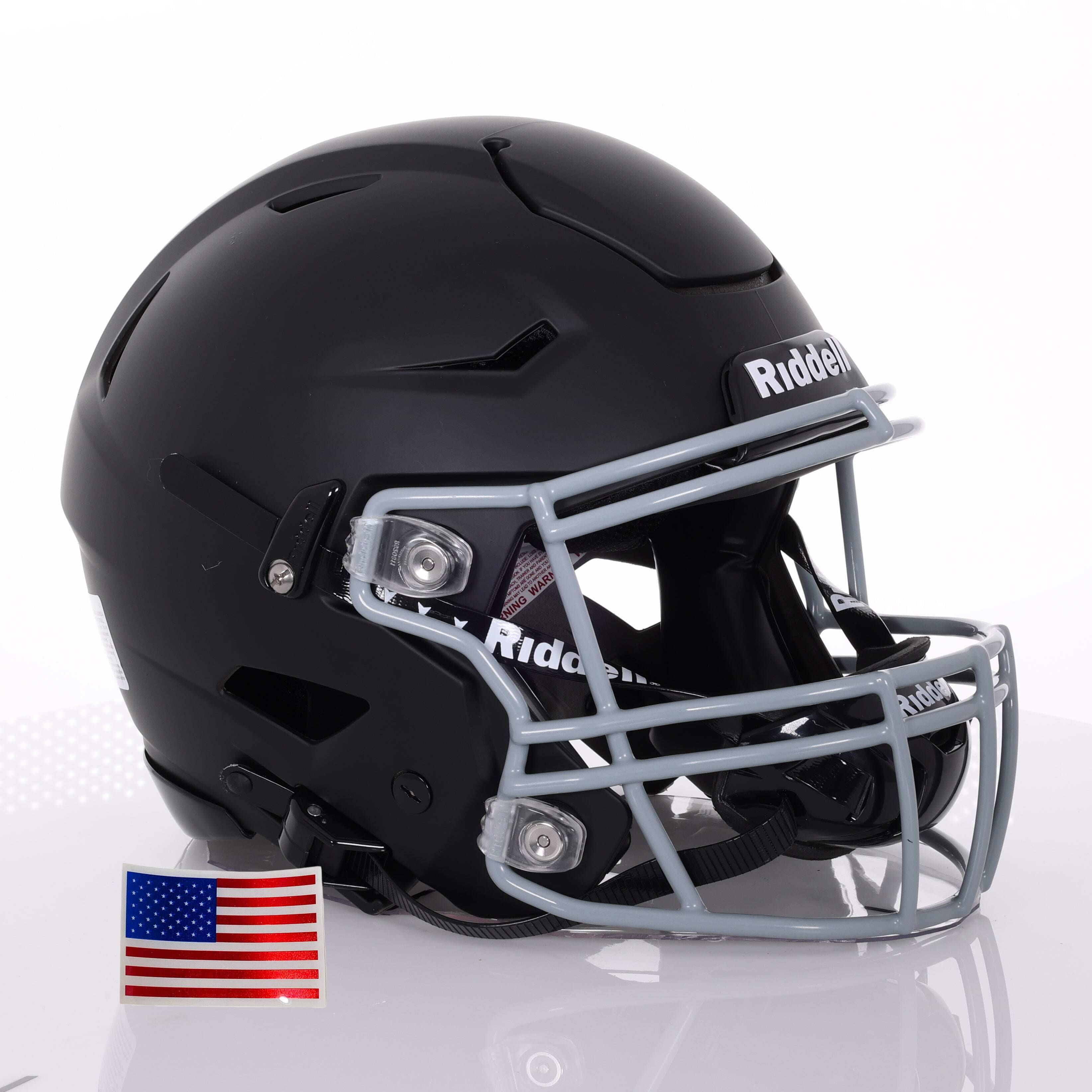 Riddell SpeedFlex ADULT Helmet - Light Gray SF-2BD Facemask (Matte ...