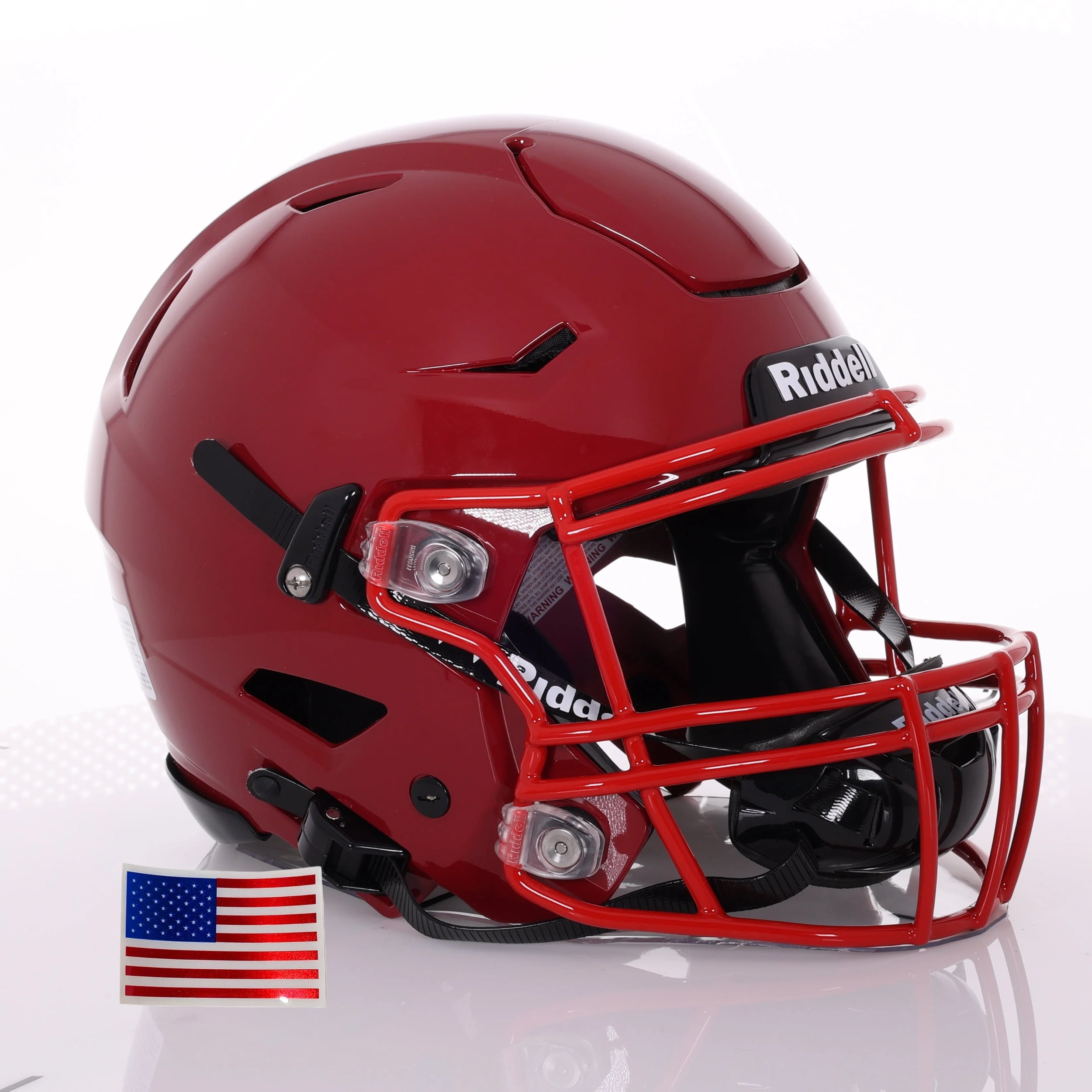 Riddell SpeedFlex ADULT Helmet - Scarlet SF-2BD Facemask (Cardinal ...