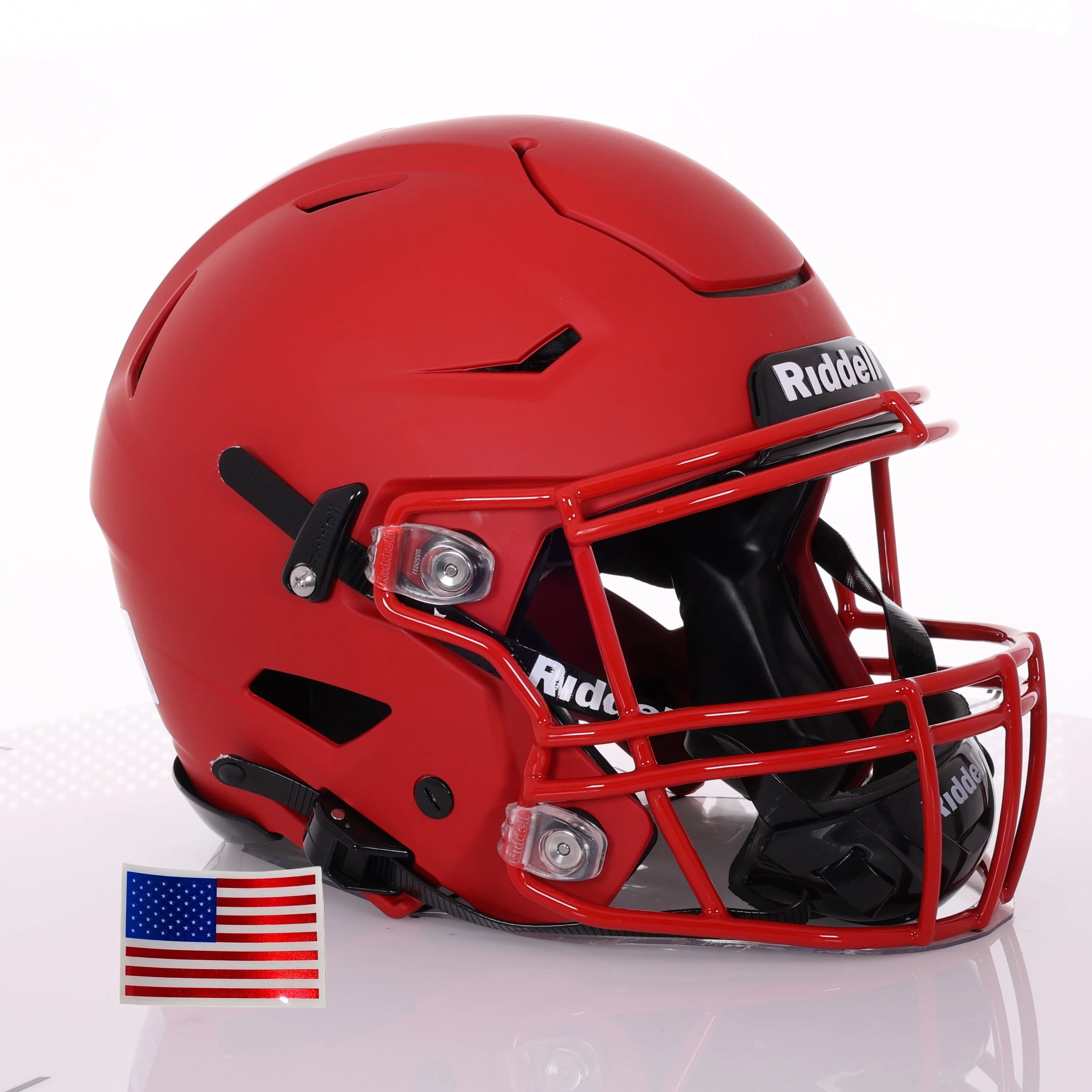 Riddell SpeedFlex ADULT Helmet - Scarlet SF-2BD Facemask (Matte Scarlet ...