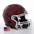 Riddell SpeedFlex ADULT Helmet - White SF-2BD Facemask (Maroon Helmet ...