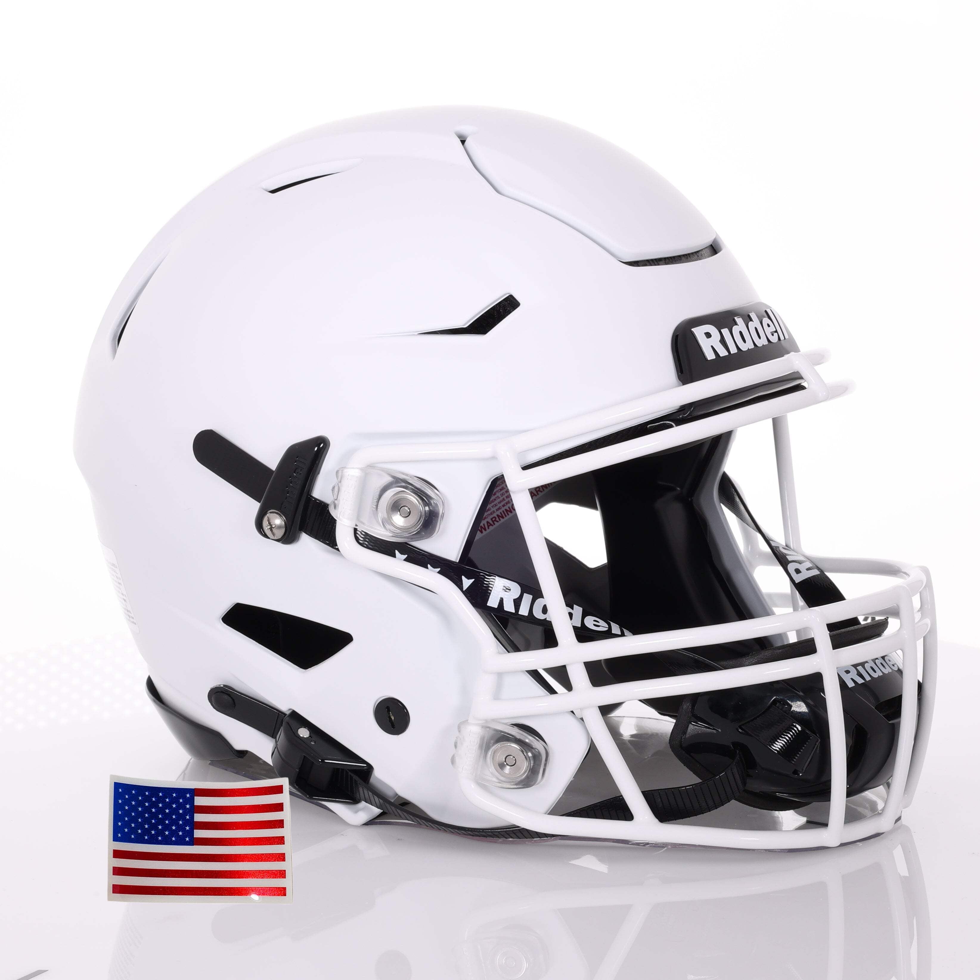 Riddell SpeedFlex ADULT Helmet - White SF-2BD Facemask (Matte White ...